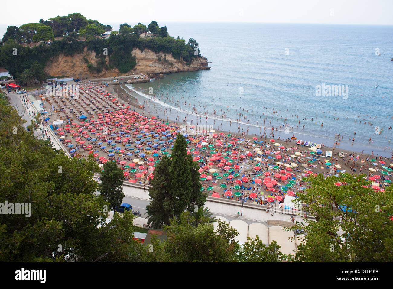 Mala Plaza (small beach), Ulcinj, Montenegro Stock Photo - Alamy
