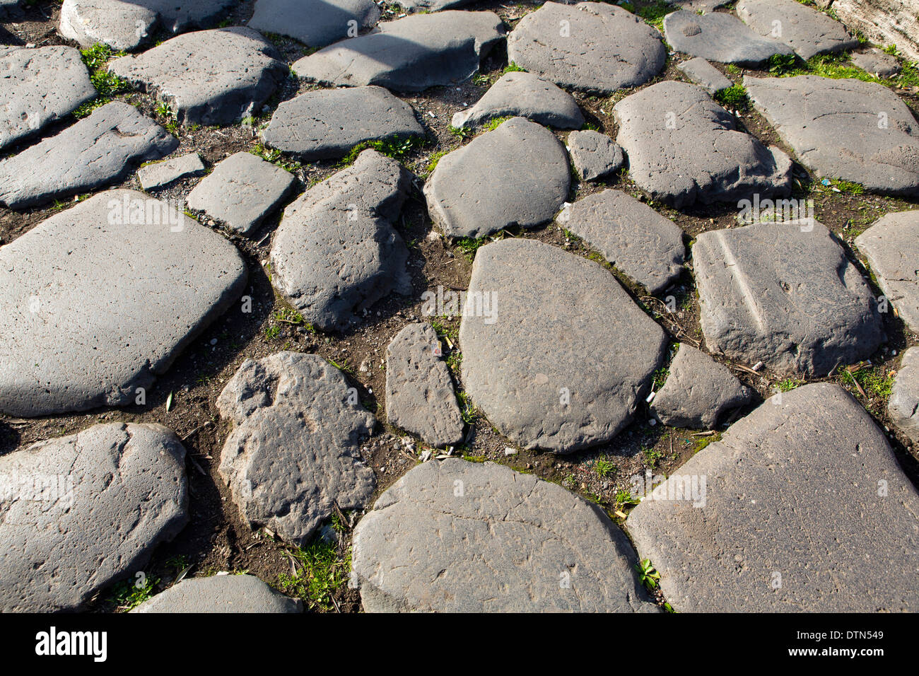 Rome ancient road hi-res stock photography and images - Alamy