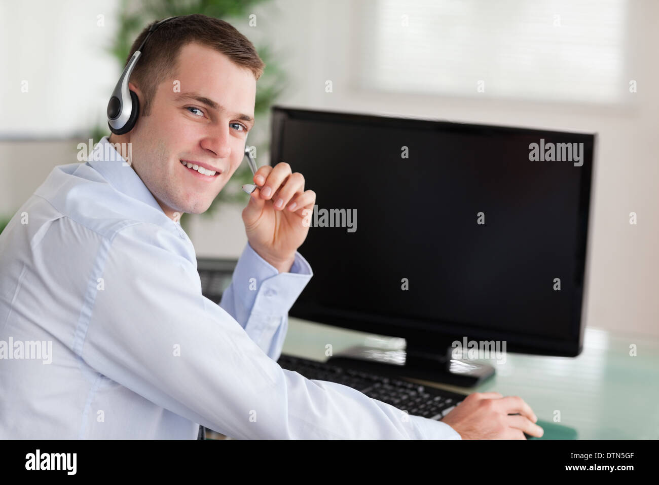 Shadowing a call center agent Stock Photo - Alamy