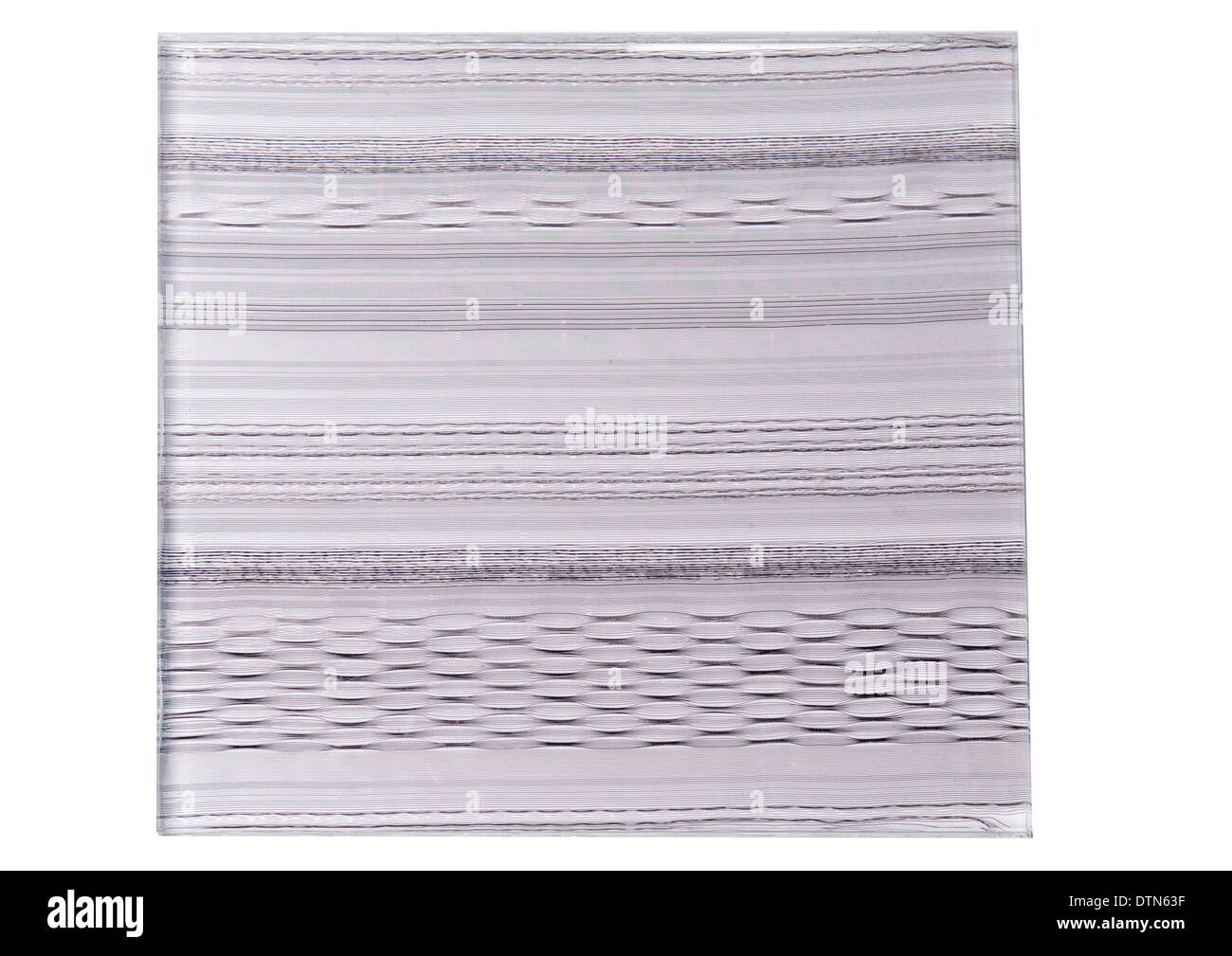 Transparent patterned plastic tile Stock Photo - Alamy