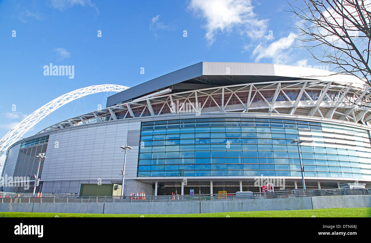 Wembley Stadium,a football stadium in Wembley Park,London,UK Stock ...