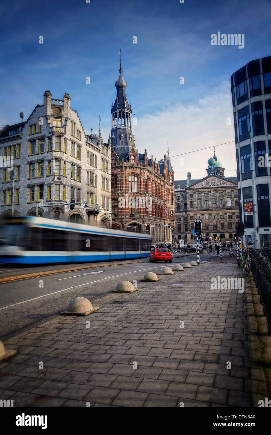 Tram street amsterdam holland hi-res stock photography and images - Alamy