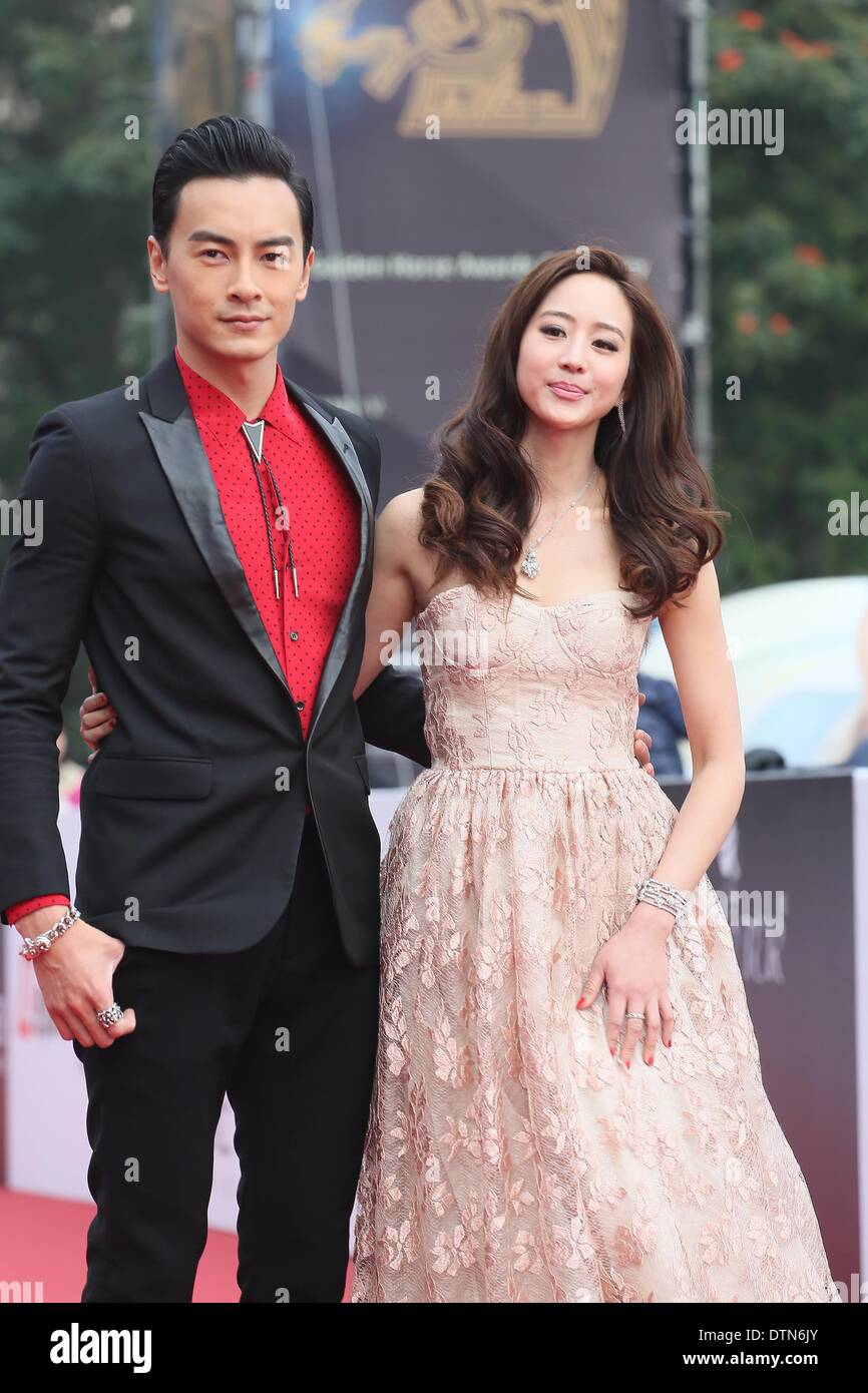 Taipei, Taiwan. 20th Feb, 2014. Joseph Cheng and Ning Chang film for ...