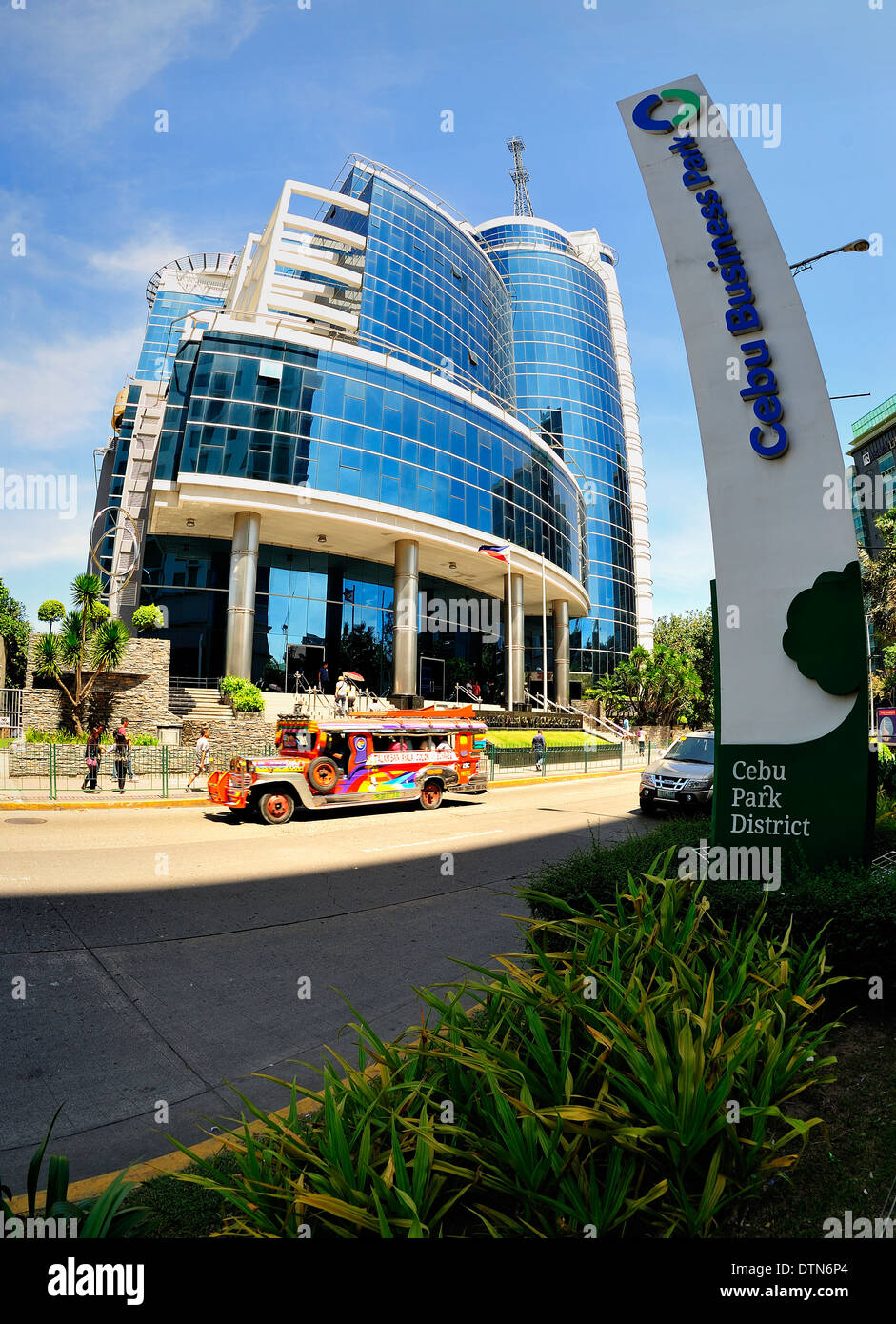 Jeepneys Mindanao Avenue Business Park Cebu City Philippines Stock ...