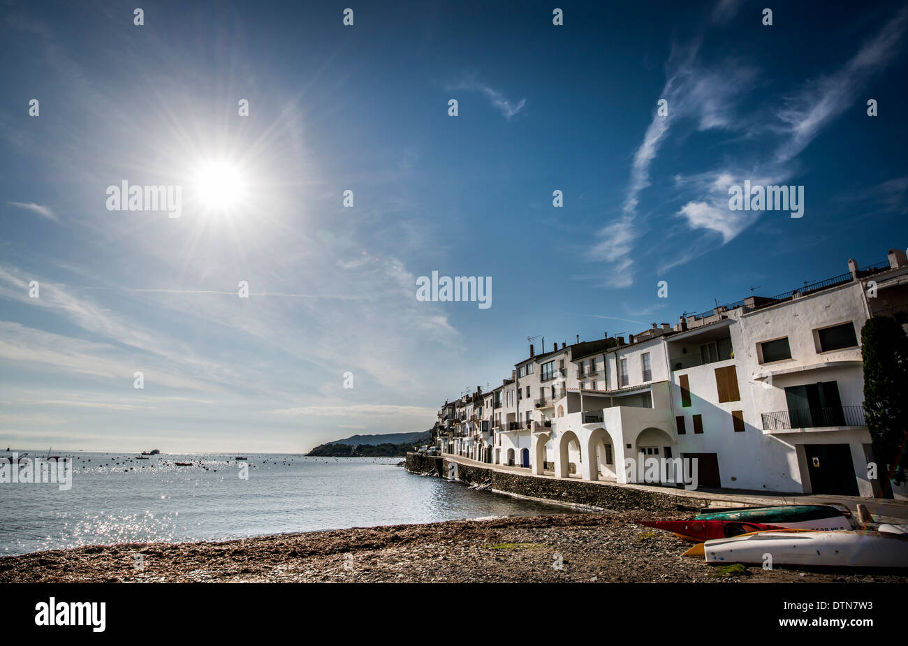 Cadaques seafront port hi-res stock photography and images - Alamy