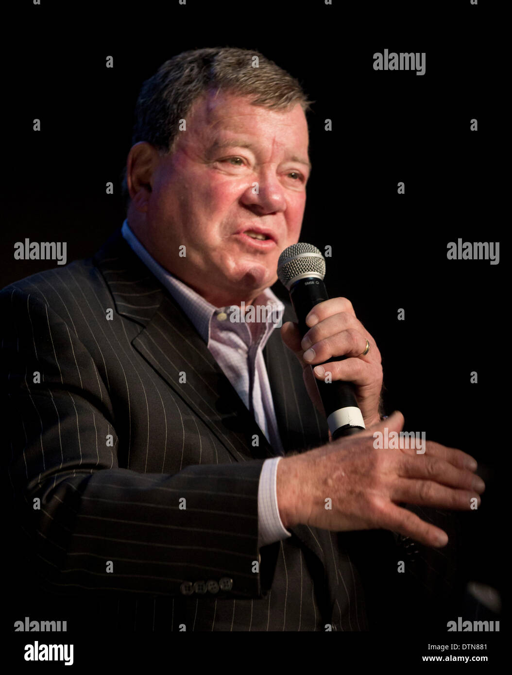 Frankfurt, Germany. 21st February 2014. Canadian actor William Shatner ...
