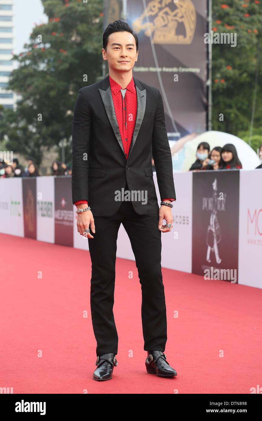 Taipei, China. 20th Feb, 2014. Joseph Cheng and Ning Chang film for ...