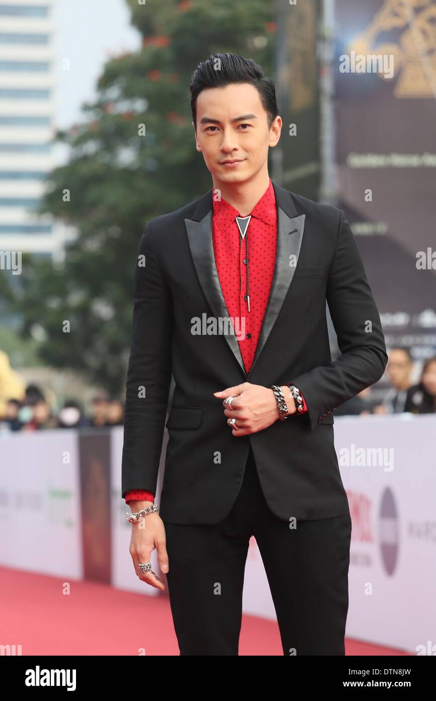 Taipei, China. 20th Feb, 2014. Joseph Cheng and Ning Chang film for ...