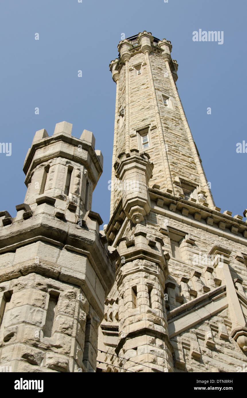 1869 chicago water tower hi-res stock photography and images - Alamy