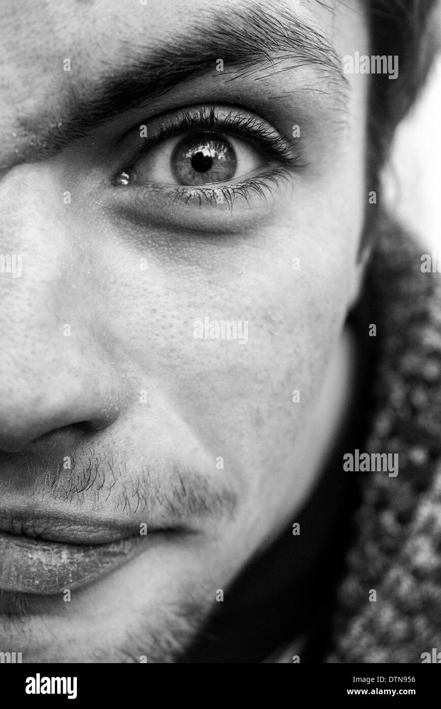 Moody face hi-res stock photography and images - Alamy