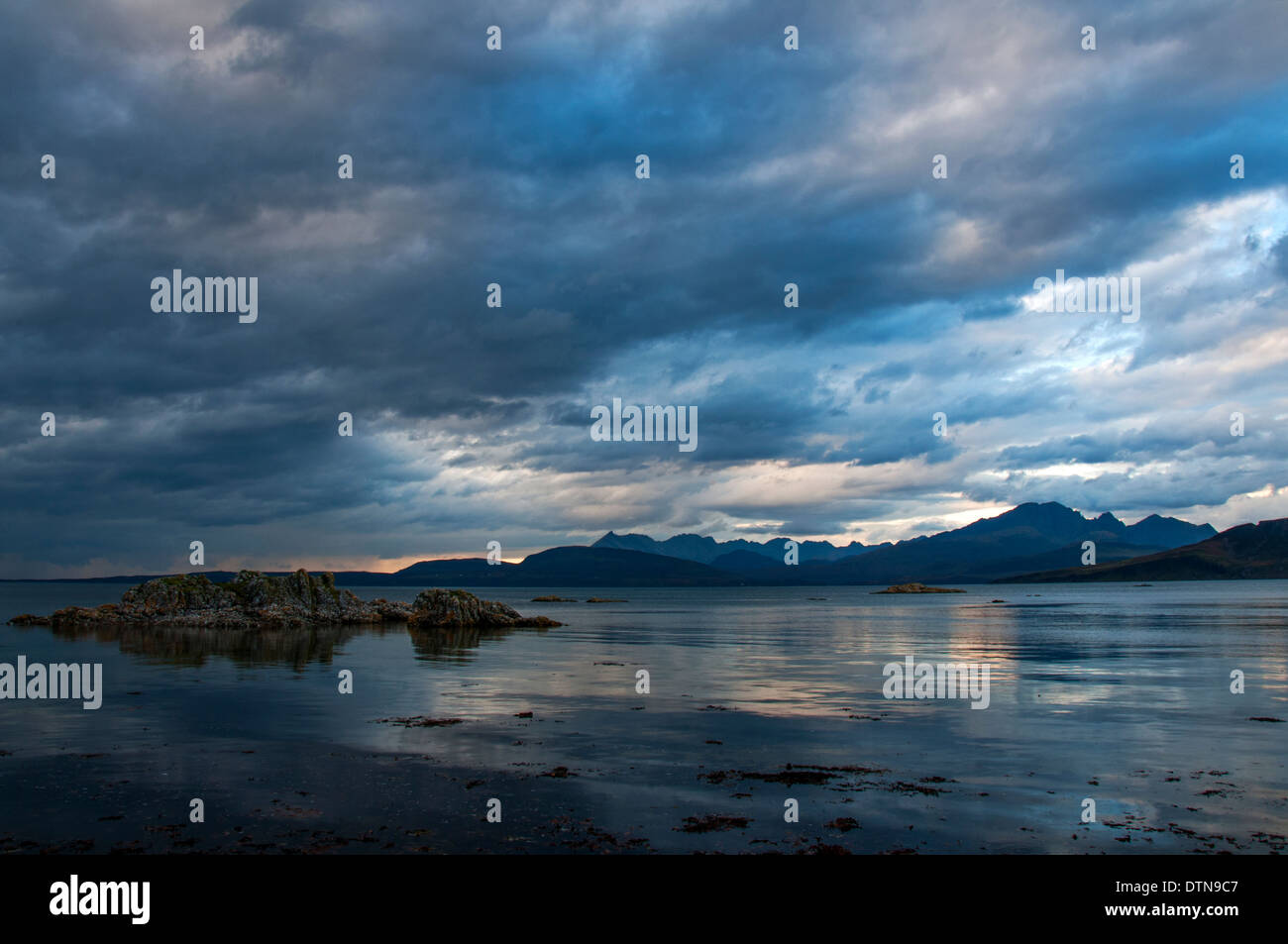 Sunset at Ord on the Isle of Skye, Scotland UK Stock Photo - Alamy