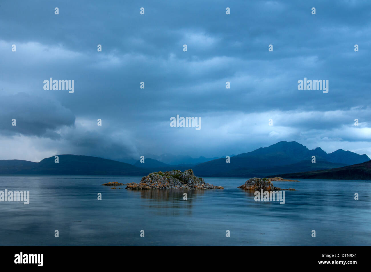 Sunset at Ord on the Isle of Skye, Scotland UK Stock Photo - Alamy