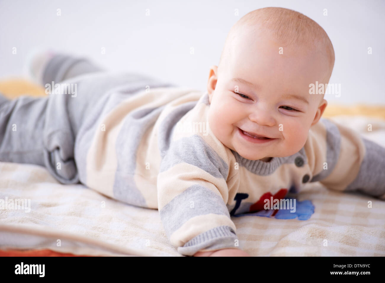 Adorable smiling baby Stock Photo - Alamy
