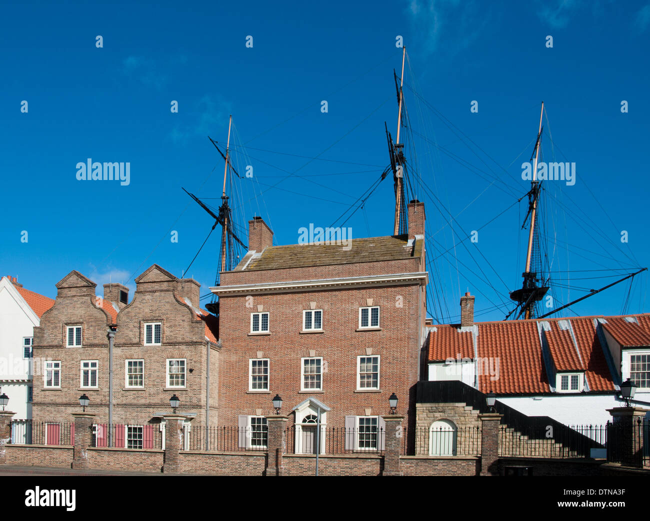 recreated historic harbor side buildings at National Museum of the ...