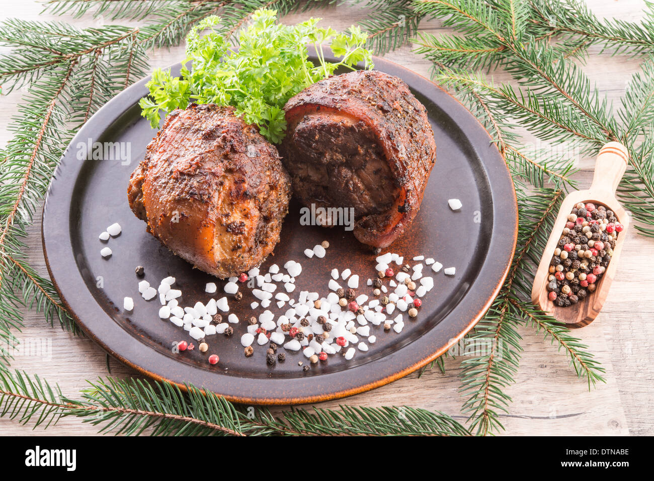 pickled ham hock Stock Photo - Alamy