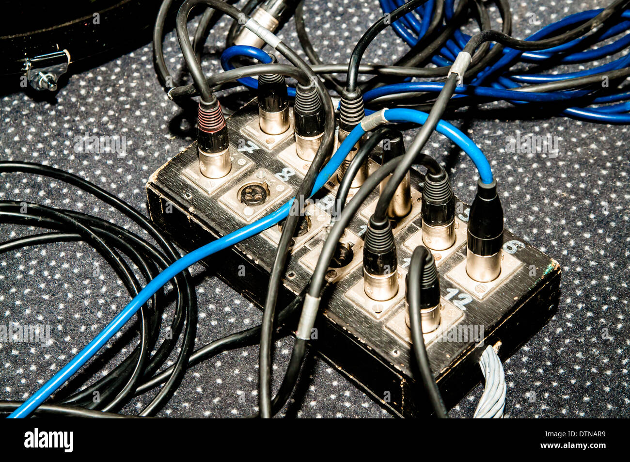 cable divider on the stage Stock Photo - Alamy
