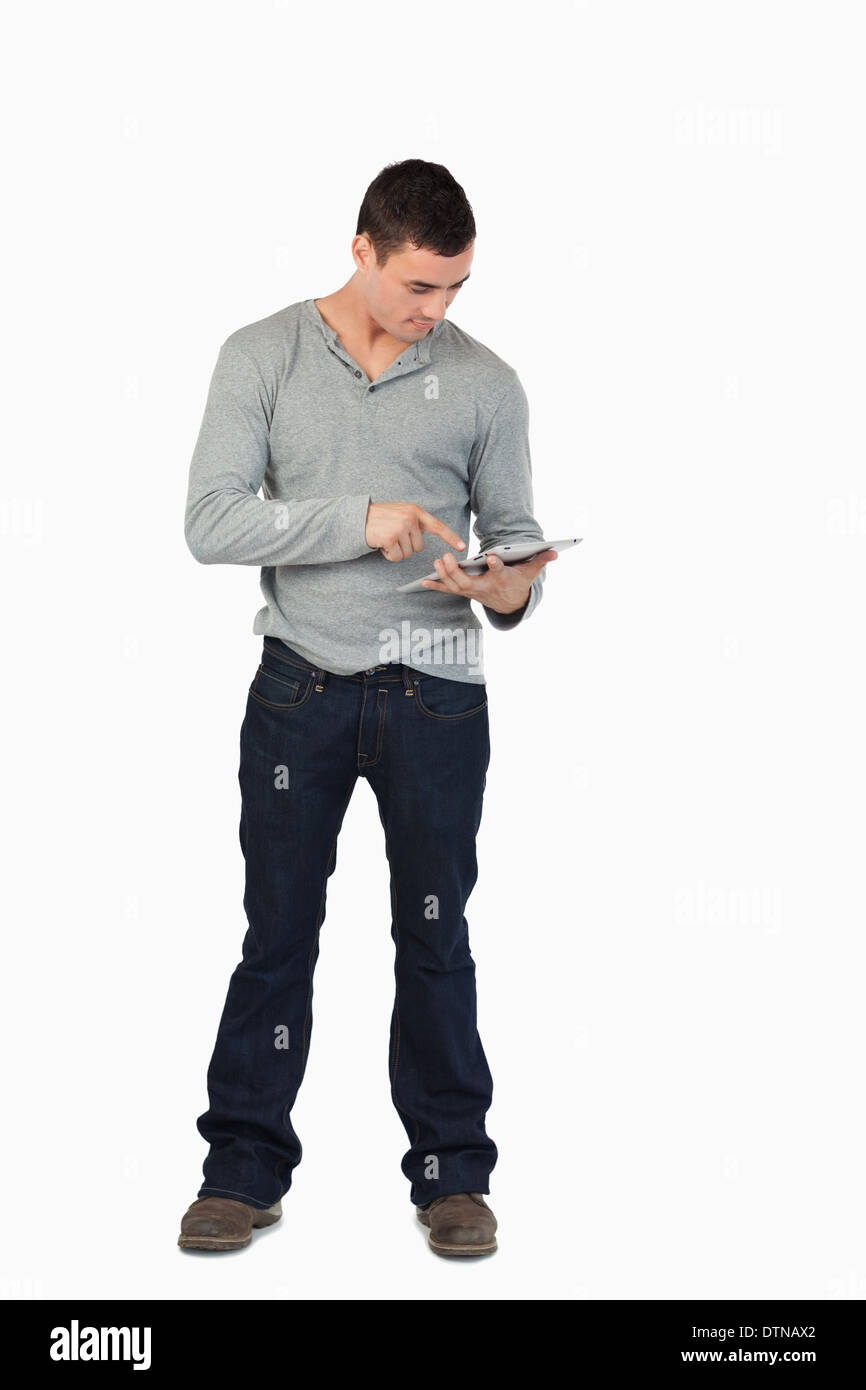 Hand men working on Cut Out Stock Images & Pictures - Alamy