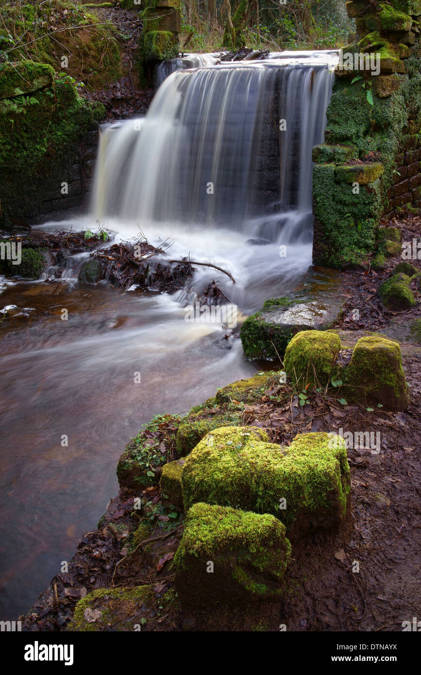 UK,South Yorkshire,Sheffield,River Rivelin,Upper Cut Wheel Near Rivelin ...