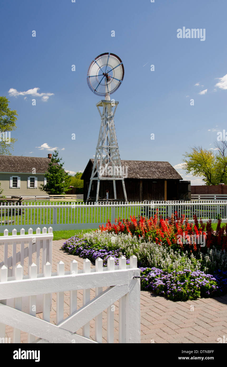 Michigan, Dearborn. Greenfield Village, National Historic Landmark ...