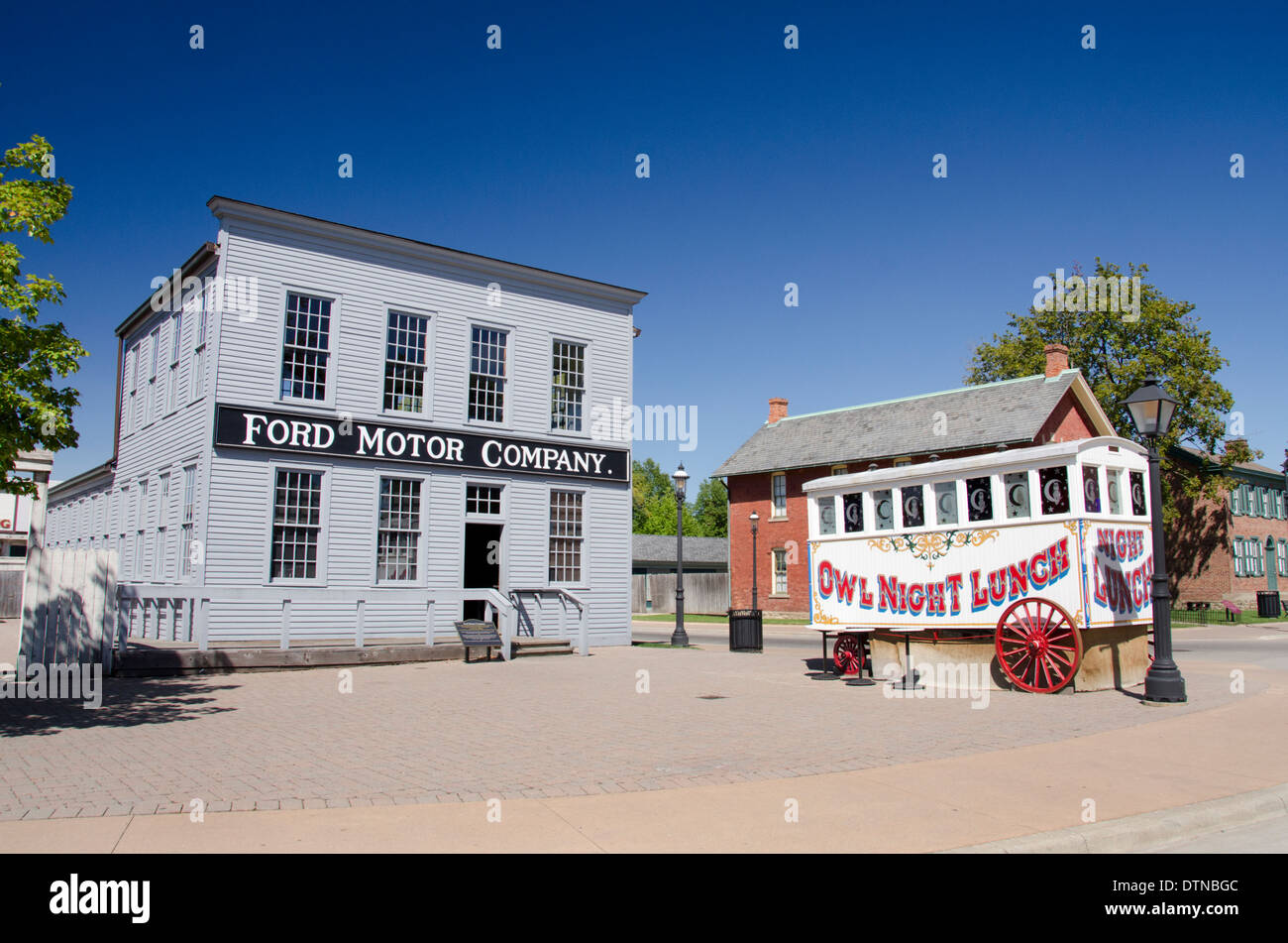 Michigan, Dearborn. Greenfield Village, National Historic Landmark ...