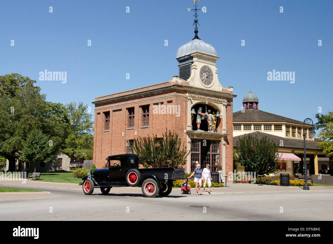 Michigan, Dearborn. Greenfield Village, National Historic Landmark ...