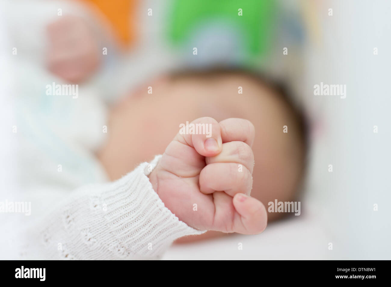 Closeup of newborn baby hand Stock Photo - Alamy