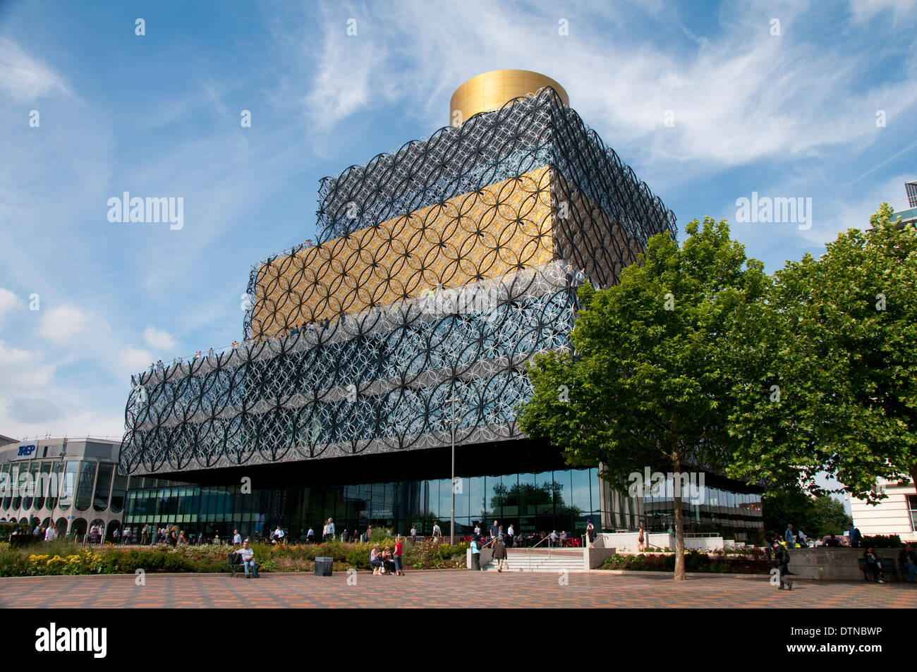 The new library building in Centenary Square Birmingham, West Midlands ...