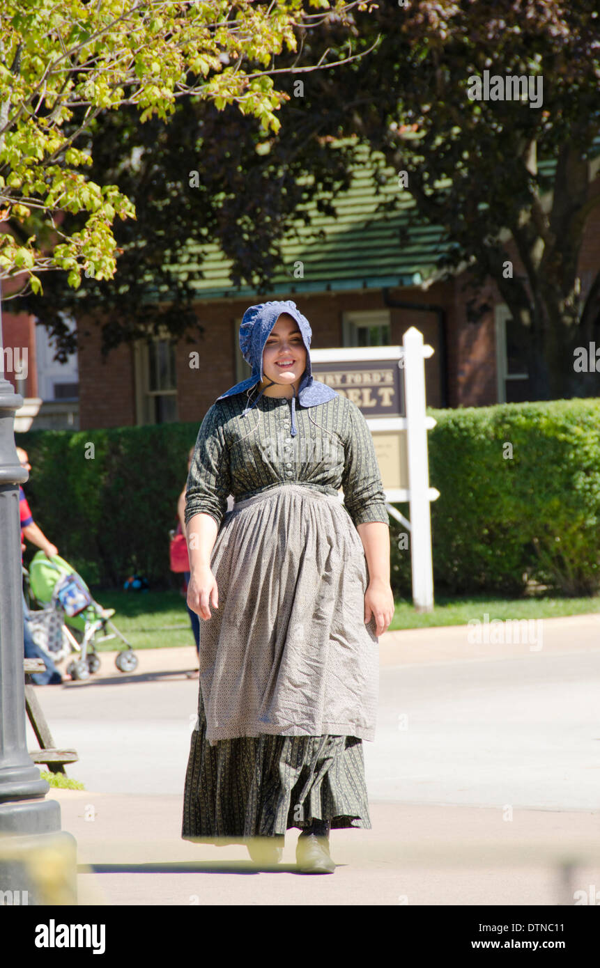 Michigan, Dearborn. Greenfield Village, National Historic Landmark ...