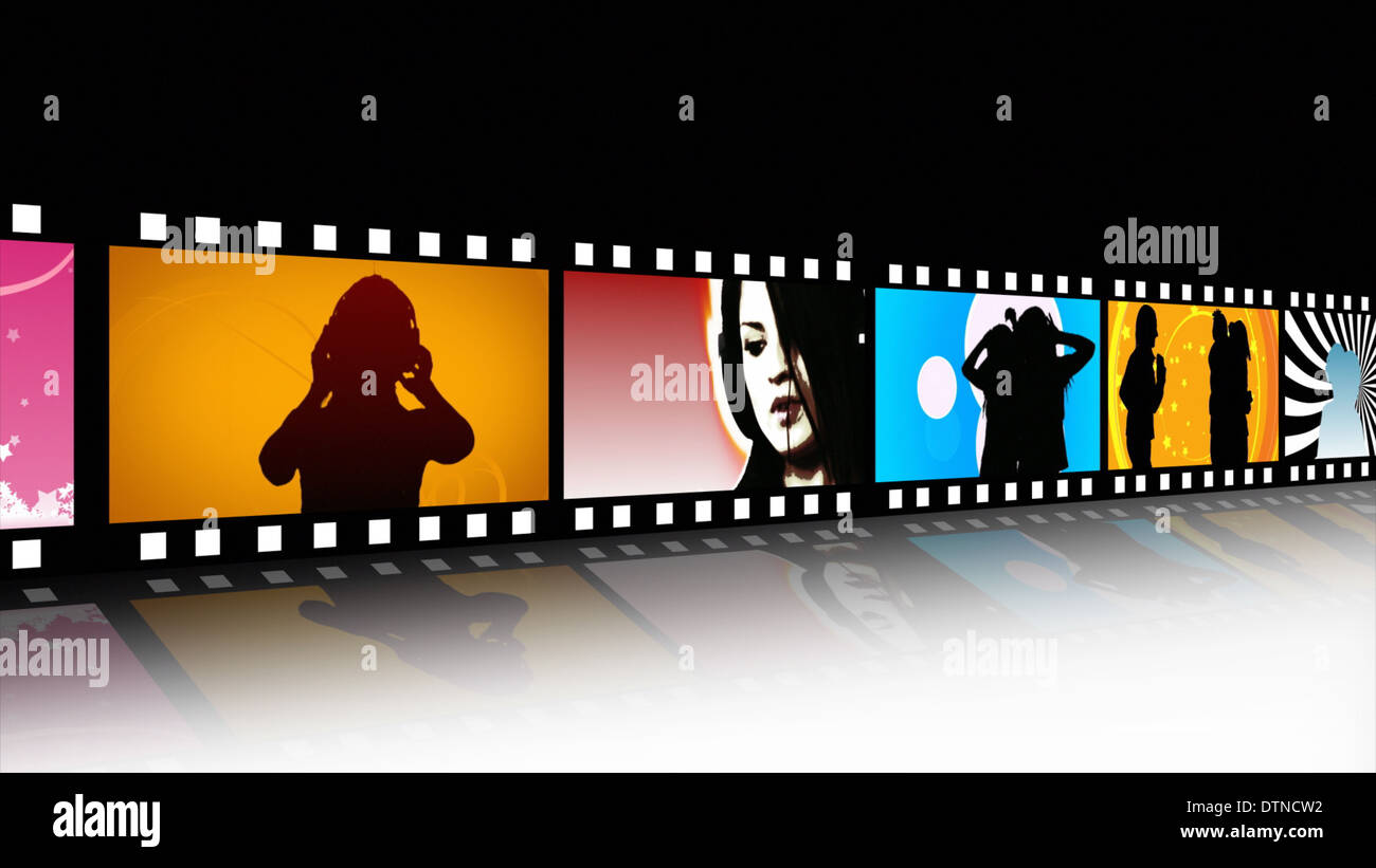 Dance and projection hi-res stock photography and images - Alamy