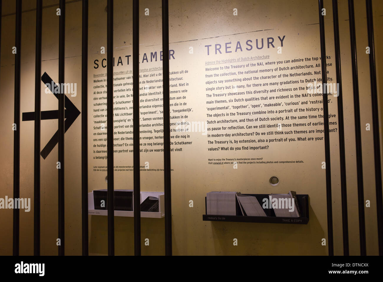 Entrance to the Treasury exhibition in the Netherlands Architecture ...
