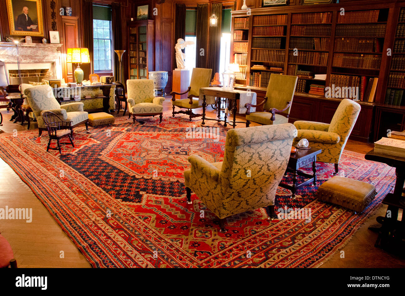 New York, Hyde Park. Franklin D. Roosevelt Presidential Library ...