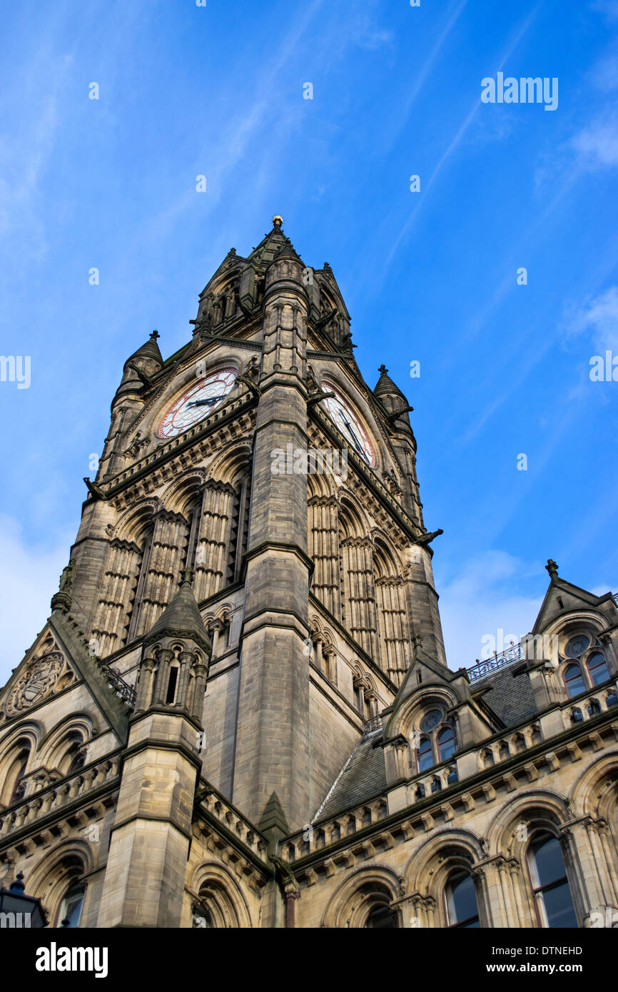 Manchester town hall in Albert Square, England, UK Stock Photo - Alamy