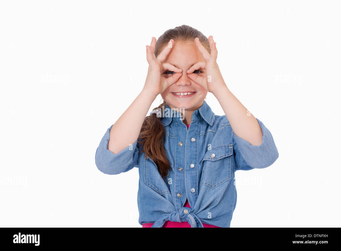 Fingers around eyes hi-res stock photography and images - Alamy