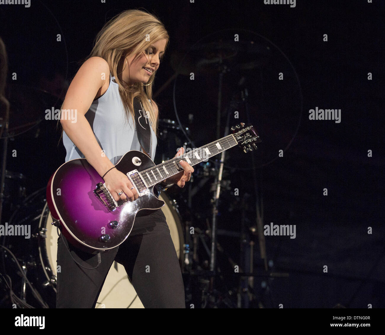Rockford, Illinois, USA. 20th Feb, 2014. Country singer LINDSAY ELL ...