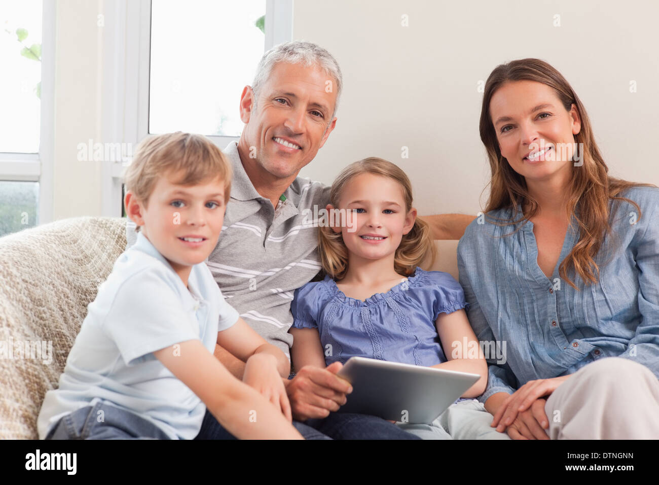 Family computer hi-res stock photography and images - Alamy