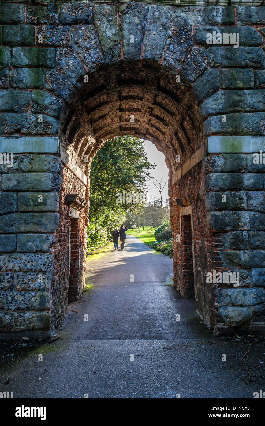 Mock Roman Ruin - a brick arch 18th century folly designed by Sir ...