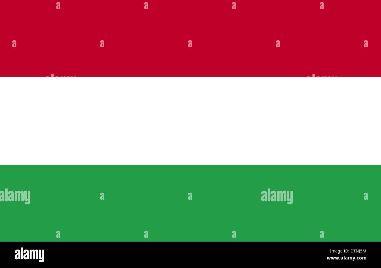 Hungarian national flag blowing hi-res stock photography and images - Alamy