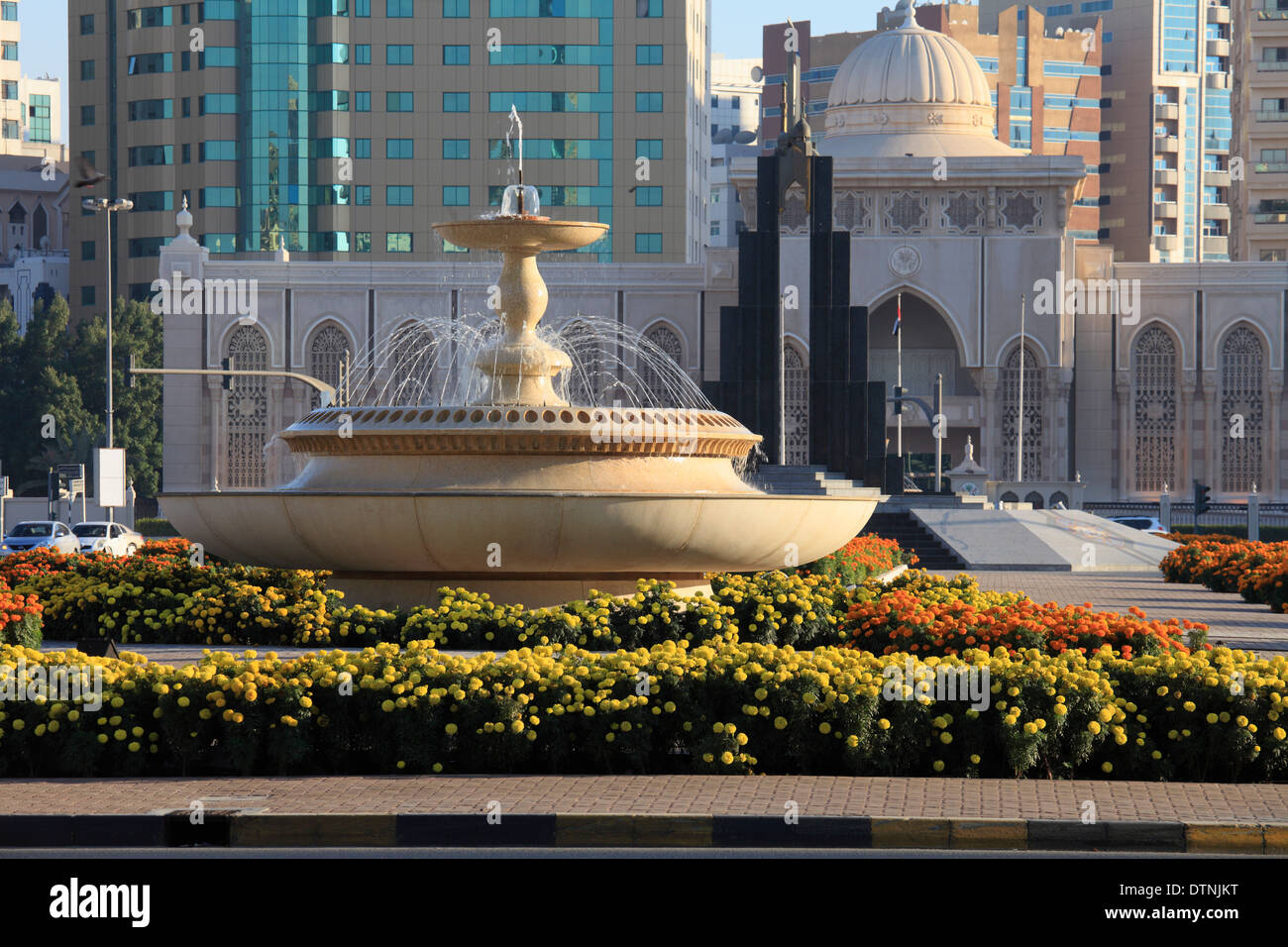 United Arab Emirates, Sharjah, Government Square Stock Photo - Alamy