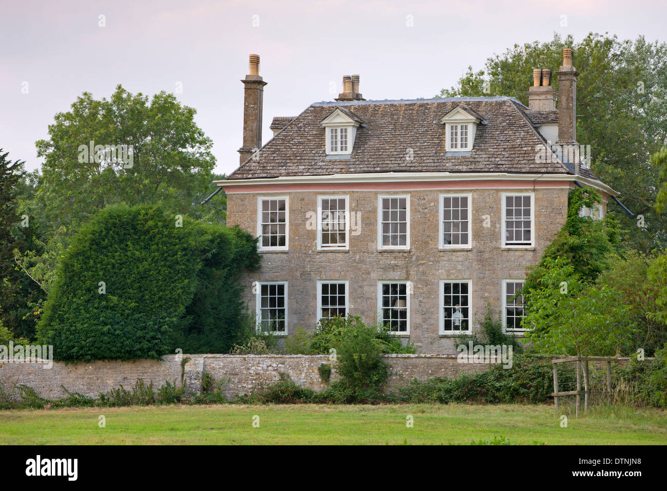 Buscot Manor house beside the River Thames in the Cotswolds, Buscot ...