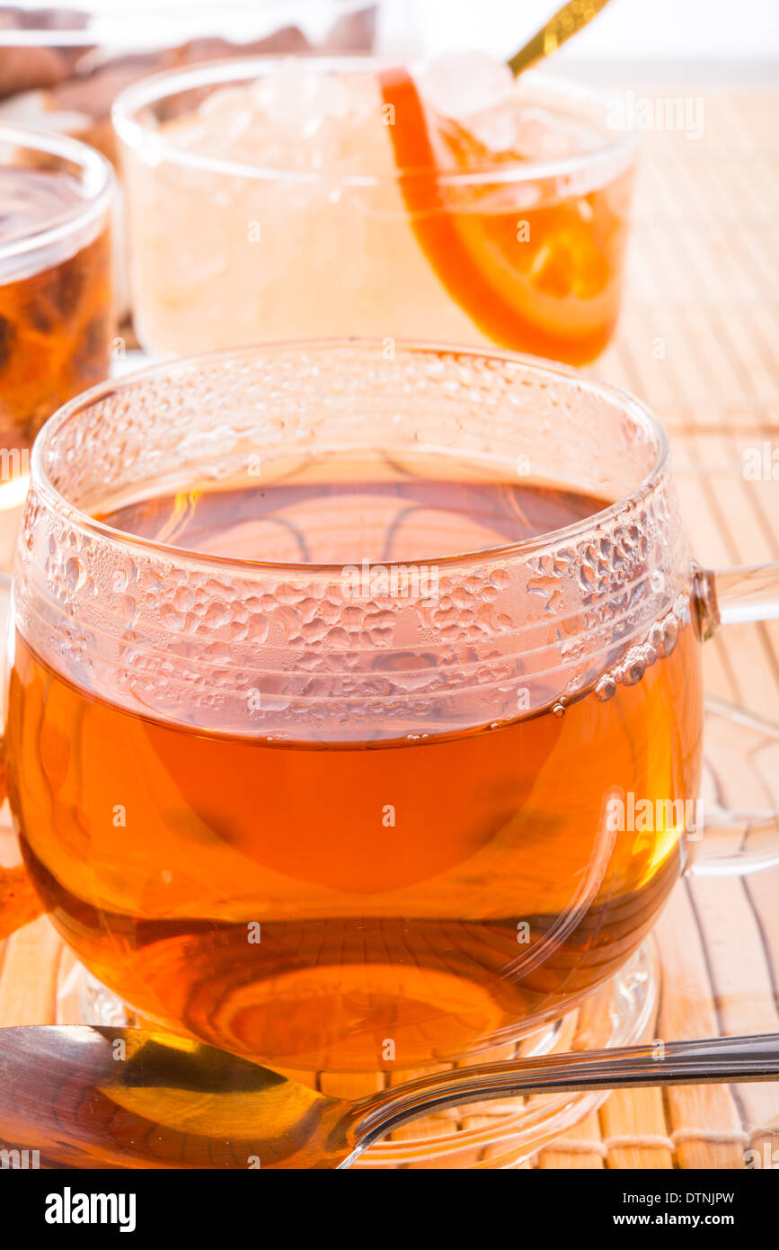 Tea with rock candy Stock Photo - Alamy