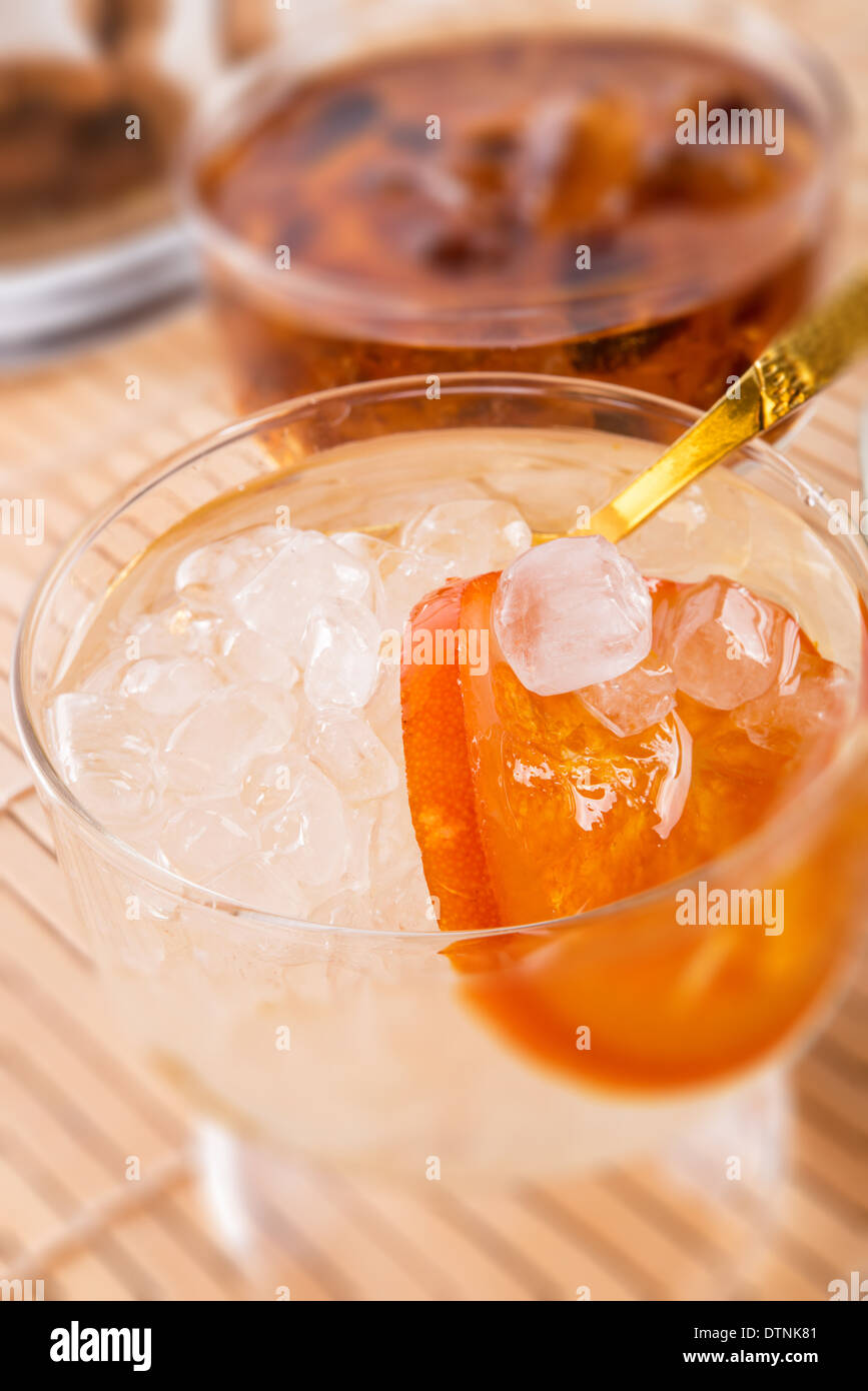 Tea with rock candy Stock Photo - Alamy