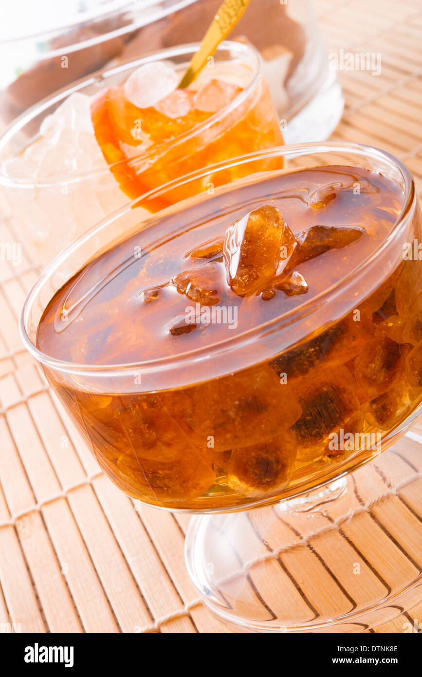 Tea with rock candy Stock Photo - Alamy