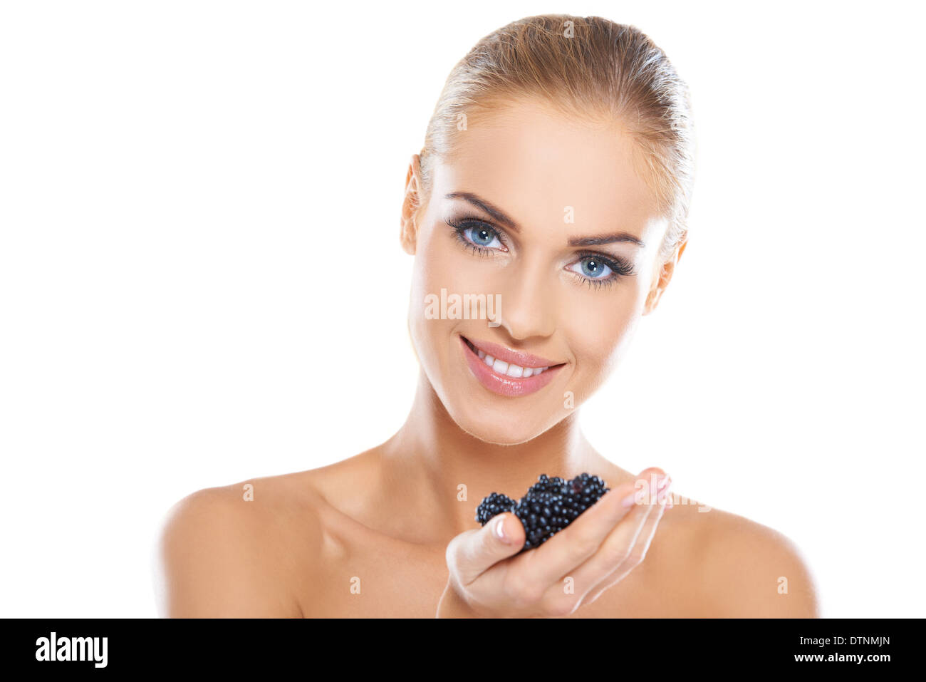 Smiling healthy woman hi-res stock photography and images - Alamy