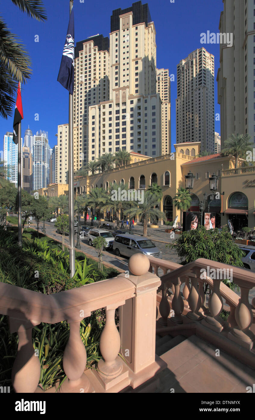 Dubai marina walk hi-res stock photography and images - Alamy