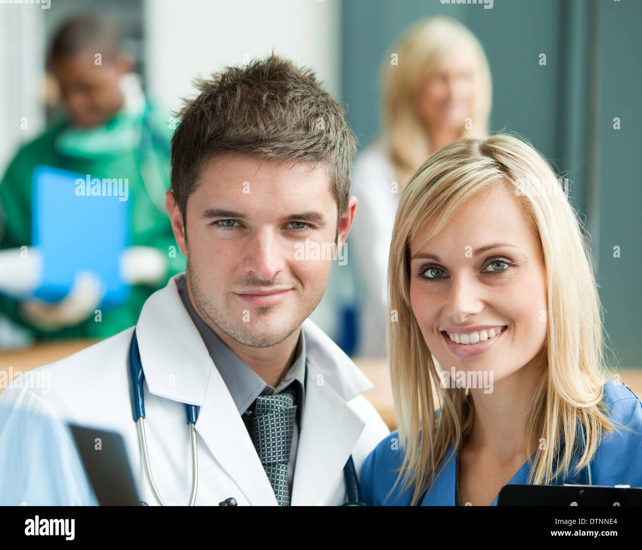 Young doctors in hospital Stock Photo - Alamy
