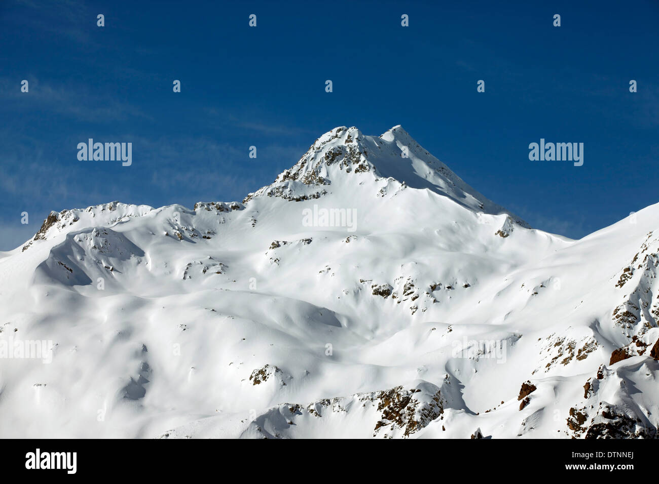 View on Elbrus Mount - the highest point of Europe from Cheget Mount ...