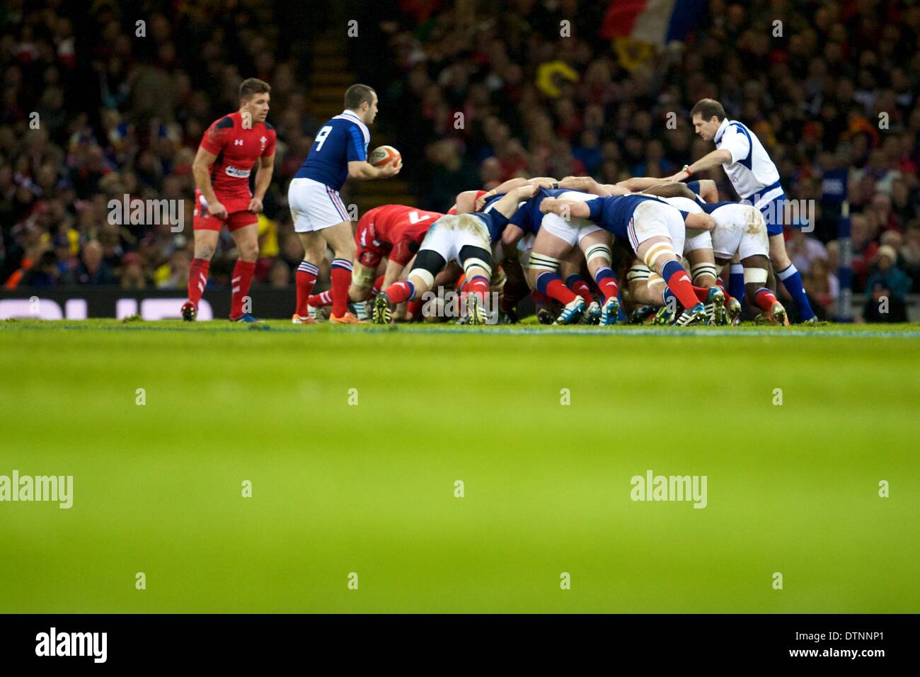Action from the scrum hi-res stock photography and images - Alamy