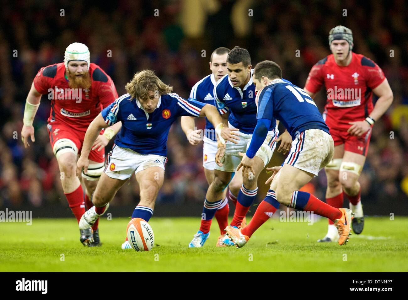 Cardiff, Wales. 21st Feb, 2014. France hooker Dimitri Szarzewski ...