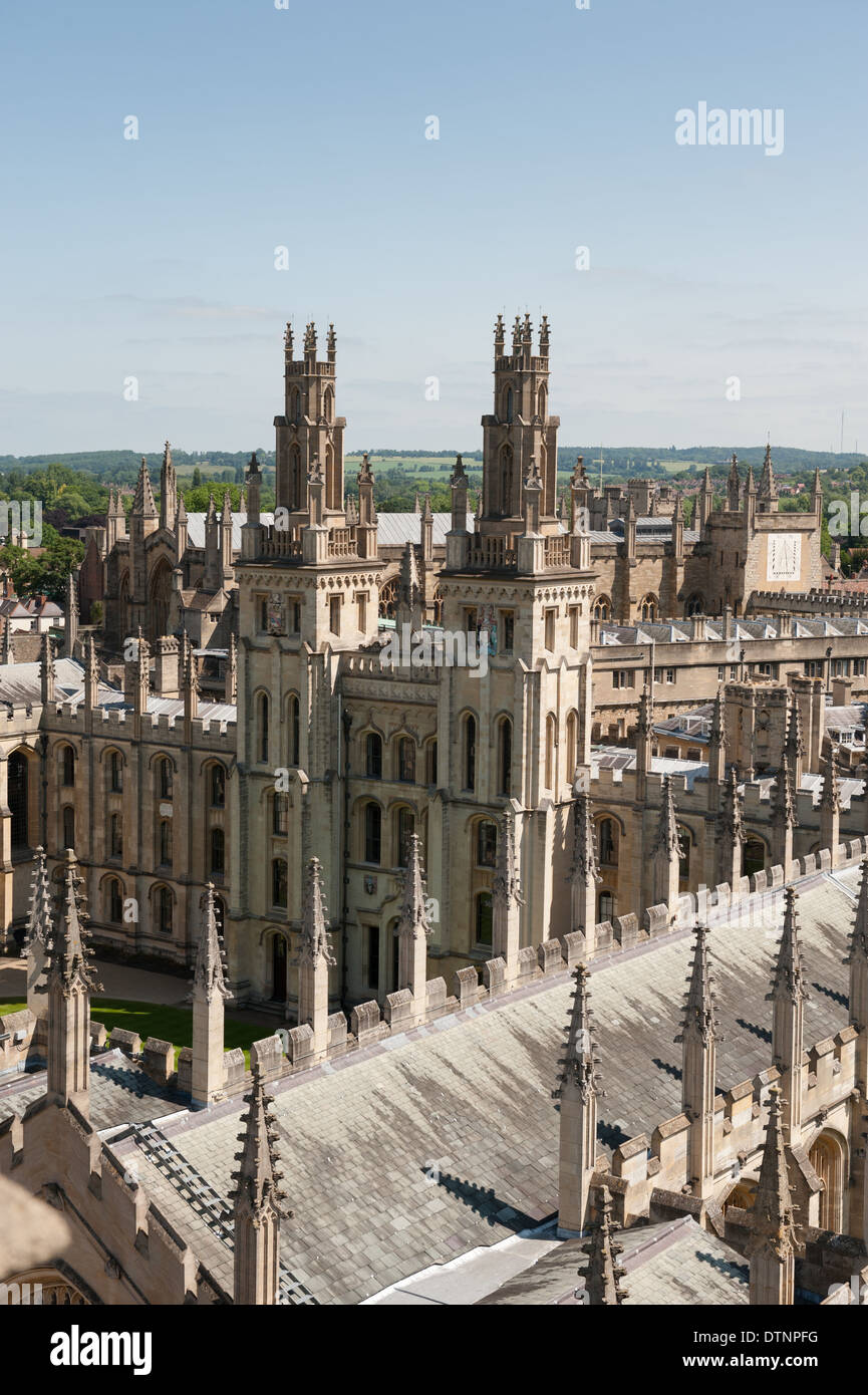 View over Oxford Stock Photo - Alamy