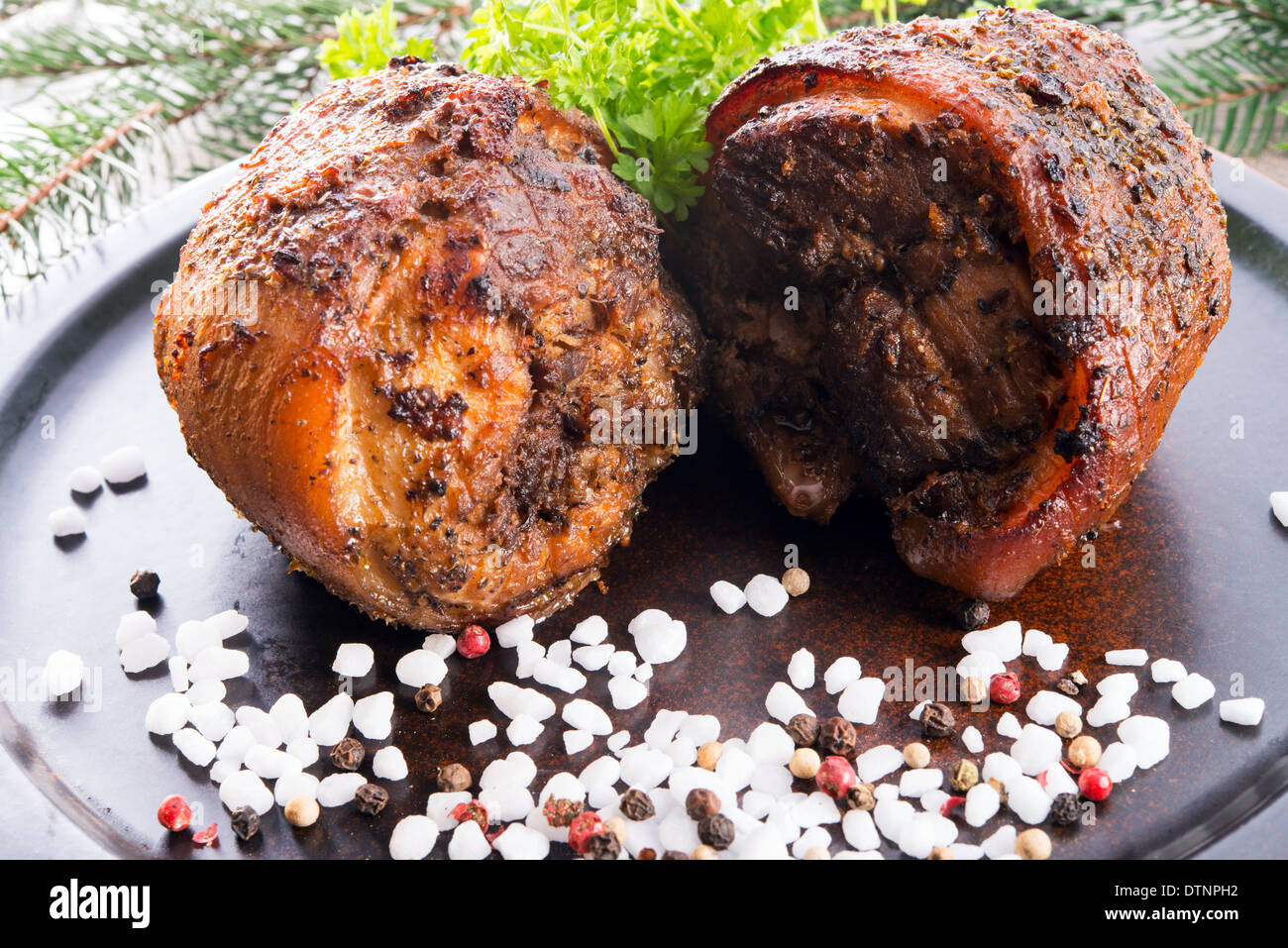 pickled ham hock Stock Photo - Alamy